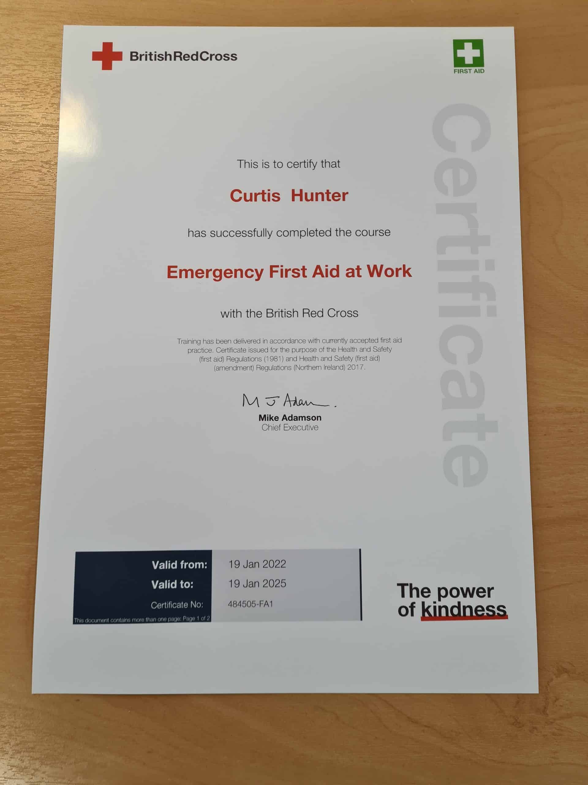 First Aid Trained - Konker